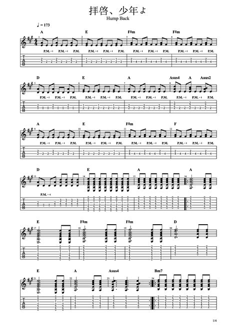 Fractures吉他简谱E大调指弹谱ILLENIUMNevve 吉他曲谱 师谦曲谱网