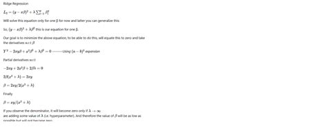 Why Lasso Is Used For Feature Selection And Why Ridge Is Not By Hrushikesh Chavan Medium