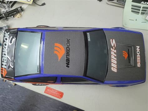 1 10 Yokomo Ae86 Bodyshell With Hankook Livery Hobbies And Toys Toys And Games On Carousell