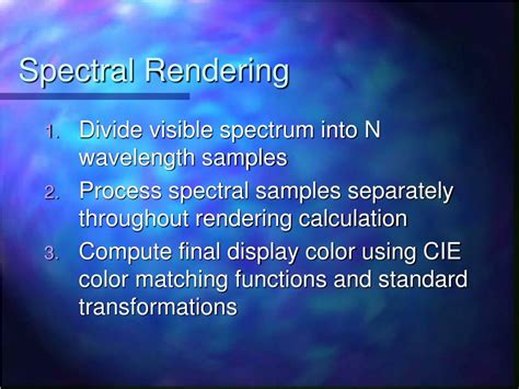 Ppt Picture Perfect Rgb Rendering Using Spectral Prefiltering And Sharp Color Primaries