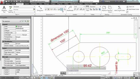 Autocad 2013 Tutorial Advanced Dimension Operations Part 2 Infiniteskills Youtube