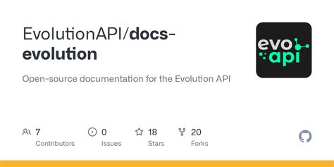 Github Evolutionapidocs Evolution Open Source Documentation For The