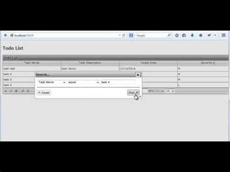 Jqgrid Filter Not Working In ASP NET Mvc Application YouTube