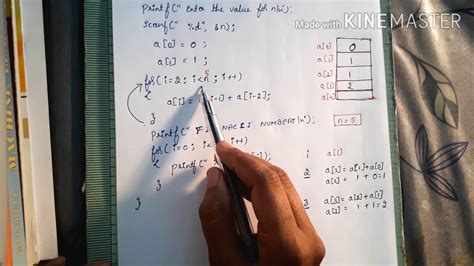 Generate Fibonacci Numbers Using Array And Find Sum Of Odd Elements And