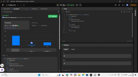 Kavitha Sree Vigneswaran On Linkedin Codingchallenge Day2 Xoroperation Algorithm
