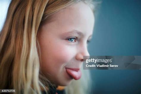 Blonde Girl Tongue Side View Photos And Premium High Res Pictures Getty Images