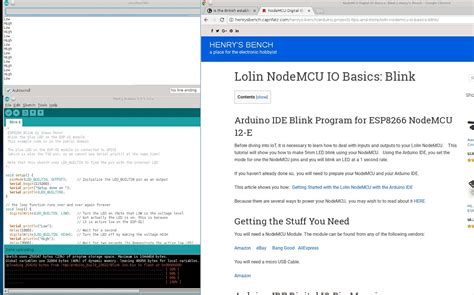 Cmheong S Blog Programming The ESP NodeMCU ESP E Lua V With Arduino IDE