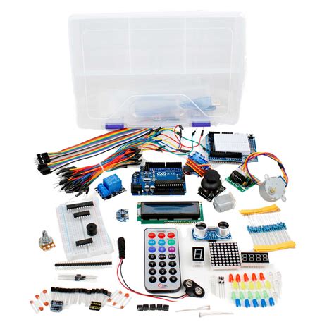Kit Completo Arduino Uno R3 Sensores Motores E Componentes Para Projetos