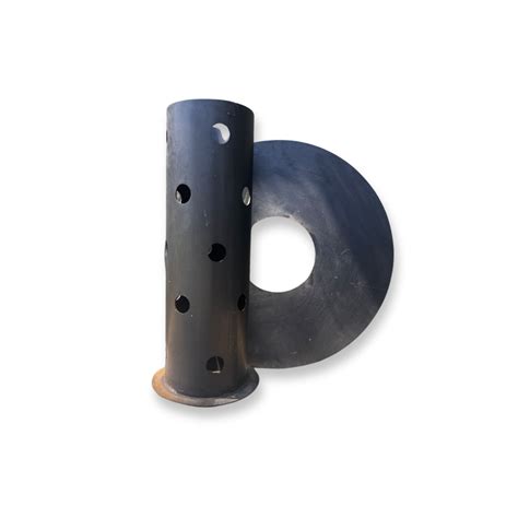 Central Flue And Heat Shield