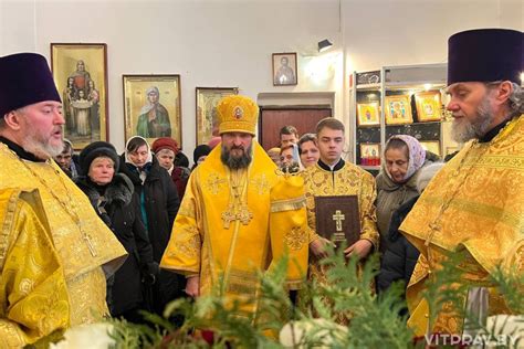 Епископ Евсевий возглавил Божественную литургию в храме святого апостола Андрея Первозванного