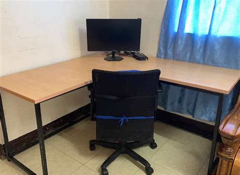 L Type Table Computers And Tech Desktops On Carousell