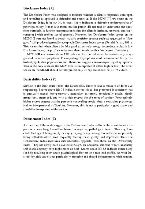 Lecture Notes Personality Psycology 57 Clinical Personality Patterns 329 Disclosure Index X