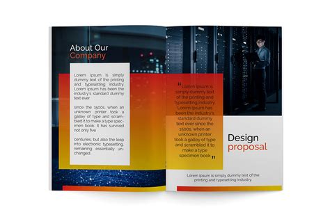 Brochure Capability Statement Design Behance