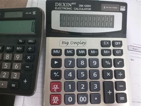 Guys Help Whats Wrong With My Dm 1200v Calculator When I Entered