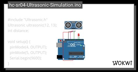 Hc Sr04 Ultrasonic O Copy Wokwi Esp32 Stm32 Arduino