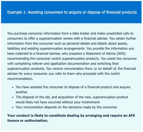 ASIC Gives Financial Advisers Central Role In Unsolicited Advice Examples Financial Newswire