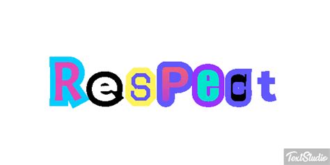 Respect Word Animated  Logo Designs