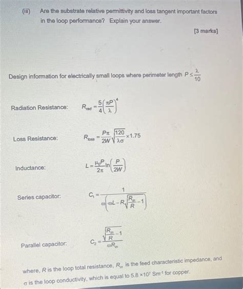 오 Q1 This Question Is About Electrically Small Loop