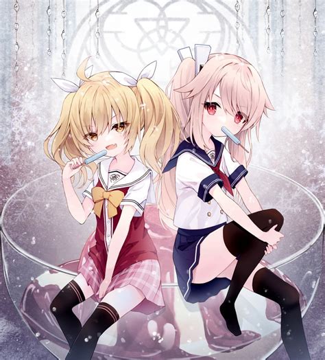 Natsu And Yoshimi Blue Archive Drawn By Nishina Kakeri Danbooru