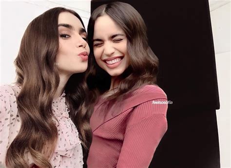 Sofia Carson ⋆ Fan Account On Instagram “⋆ Sofia And Lily Sofiacarson Lilycollins” Fotos De