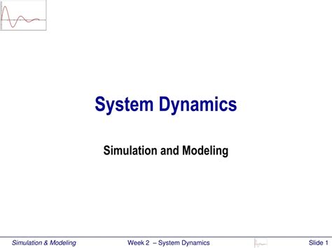 PPT System Dynamics Introduction Parables And Characteristics PowerPoint Presentation ID