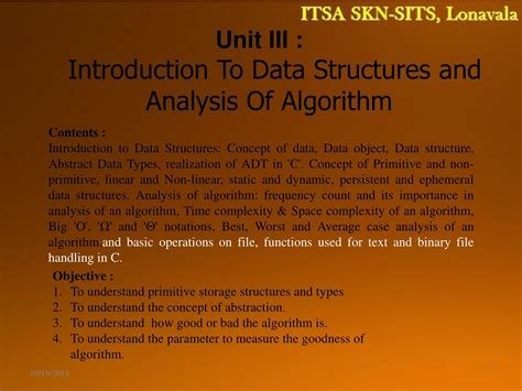 Ppt Introduction To Data Structures And Analysis Of Algorithms Powerpoint Presentation Id