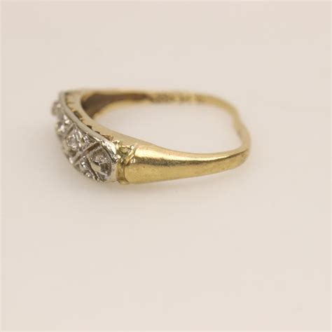 10kt Two Tone Gold Ring Property Room