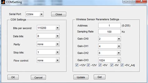 Configuration Window Of The Software Download Scientific Diagram
