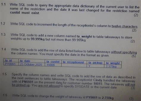 11 Write Sol Code To Query The Appropriate Data