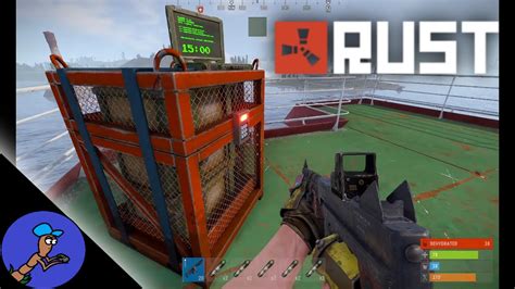 epic cargo ship takeover looting timed crates in rust youtube