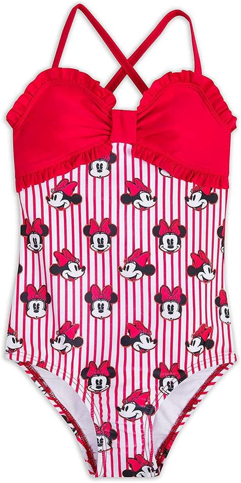 Disney Store One Piece Minnie Mouse Swimsuit Girl Size 56