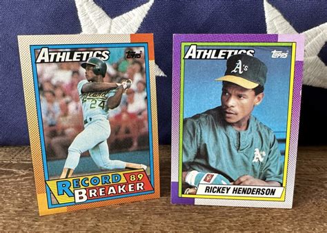 Rickey Henderson Rookie Card Stealing His Way To Greatness
