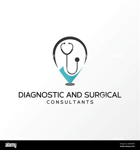 Unique Location Or Place And Stethoscope Image Graphic Icon Logo Design