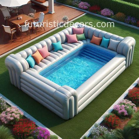 Giant Inflatable Sofa Pools Design Makes You Want To Own It Right Away
