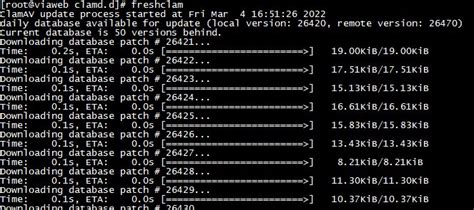linux 서버용 무료 백신 clamav 설치 os 서버호스팅 전문 기업 비아웹 기술블로그