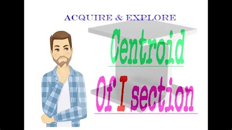 How To Find Centroid Of An I Section YouTube