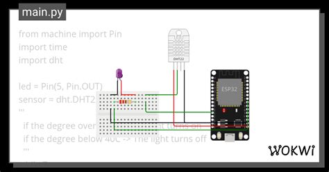 Micropython Dht22 Sensor Esp32 Copy Wokwi Esp32 Stm32 Arduino
