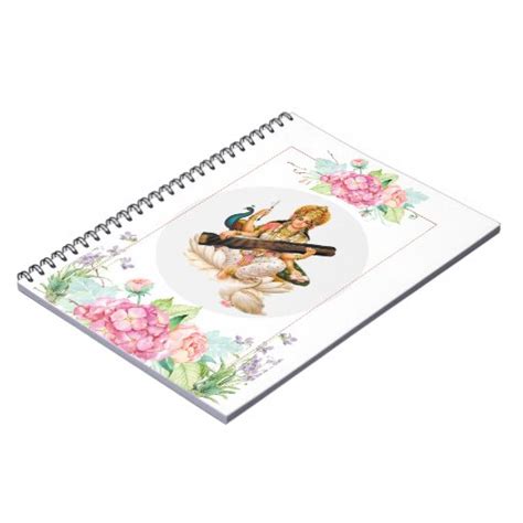Hindu Goddess Saraswati Journal Notebook Zazzle
