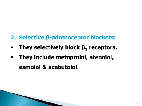 PPT Classification of β Blockers Non selective β blockers They block both β and β