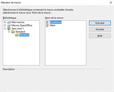 Programmation OpenOffice LibreOffice
