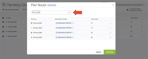 Territory Orders Routing Optimize Routes With Order Territories