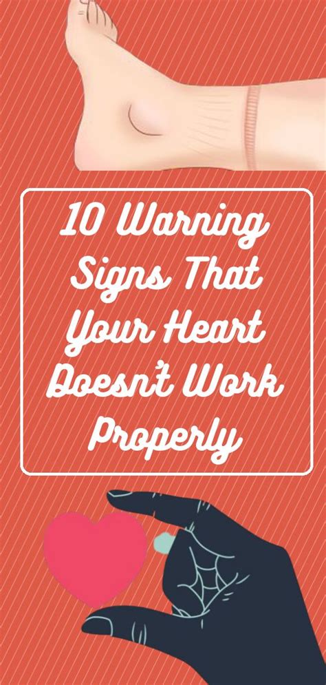 10 Warning Signs That Your Heart Doesnt Work Properly Health Advisor
