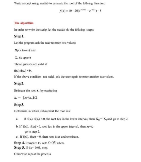 Solved Use Matlab Please I Dont Need Like This Solution