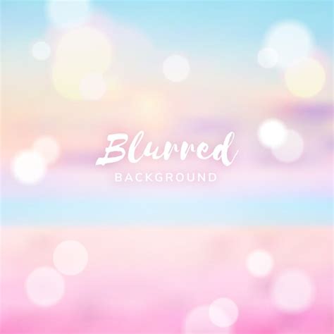 보케 효과가있는 배경 흐림 무료 벡터