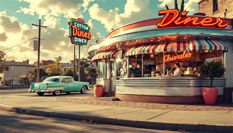 Free Retro American Diner Image Diner Vintage Retro Download At
