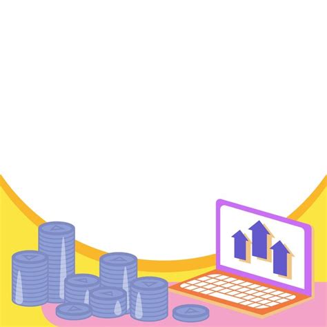 Premium Vector Gold Coins Representing Future Financial Plans Successfully Calculating