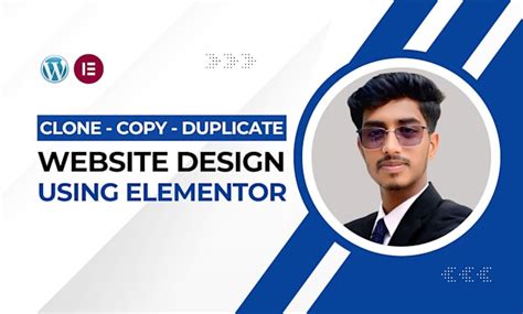 copy clone design a website using elementor pro in wordpress by