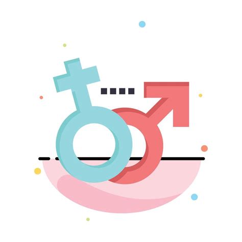 Gender Male Female Symbol Business Logo Template Flat Color 13137906 Vector Art At Vecteezy