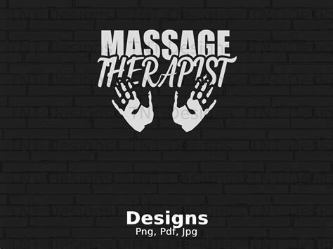 Massage Therapist Hands Digital Png File Instant Download Massage