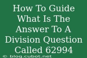 What Do We Call The Result Of A Division Problem Understanding The Terminology